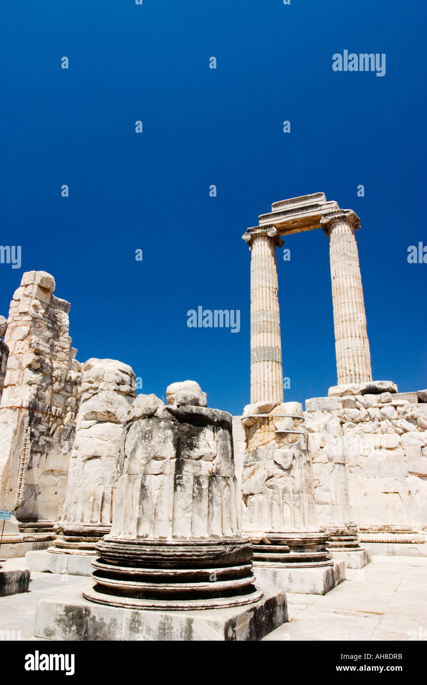 Temple of Apollo - Didim Altinkum Turkey Stock Photo - Alamy