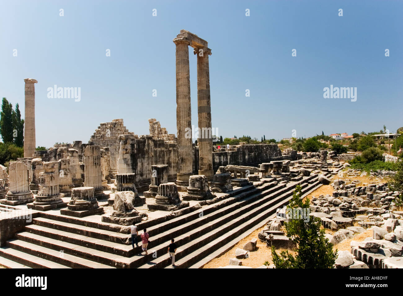 Temple of Apollo - Didim Altinkum Turkey Stock Photo - Alamy