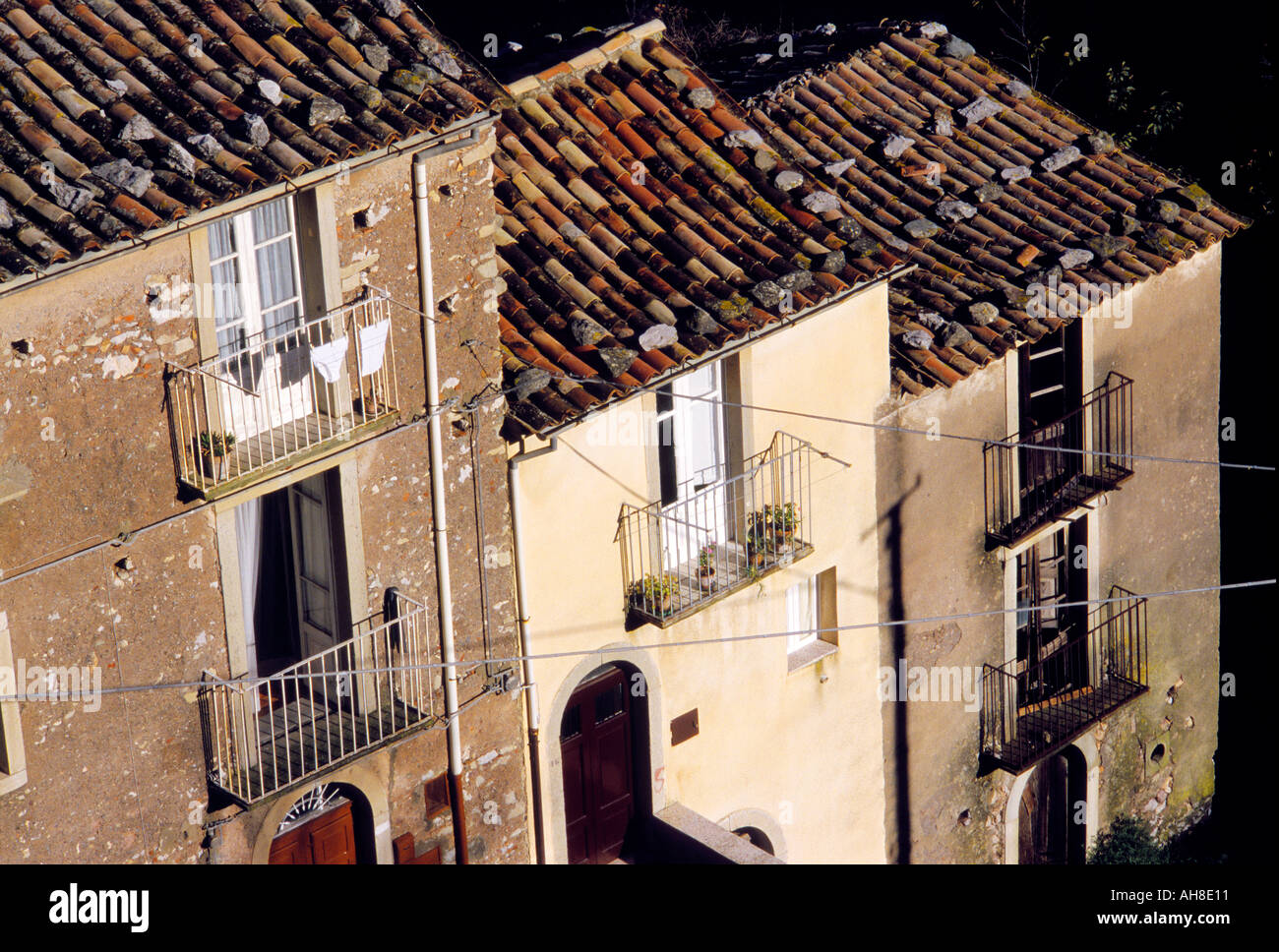 Italy Sicily island architecture house Stock Photo - Alamy