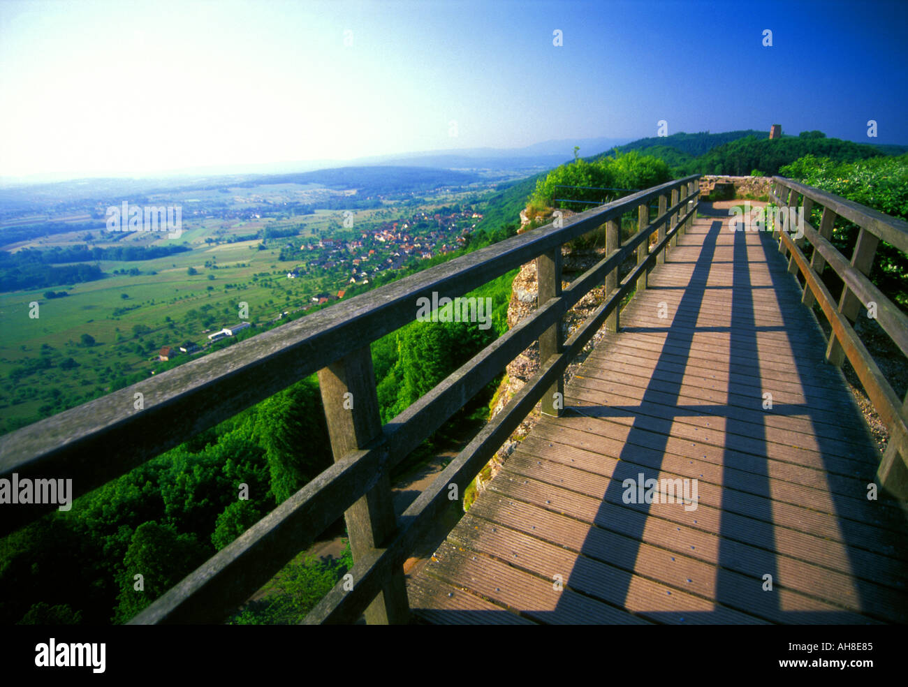 France Alsace Rocher Dabo landscape Stock Photo - Alamy