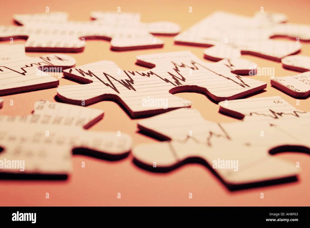 Jigsaw graph hi-res stock photography and images - Alamy