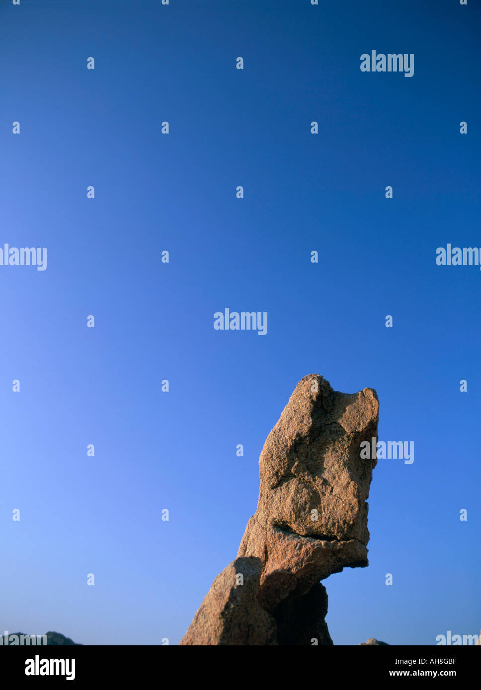 The Wolf the Moon Valley island of Sardinia Italy Mediterranean Europe ...
