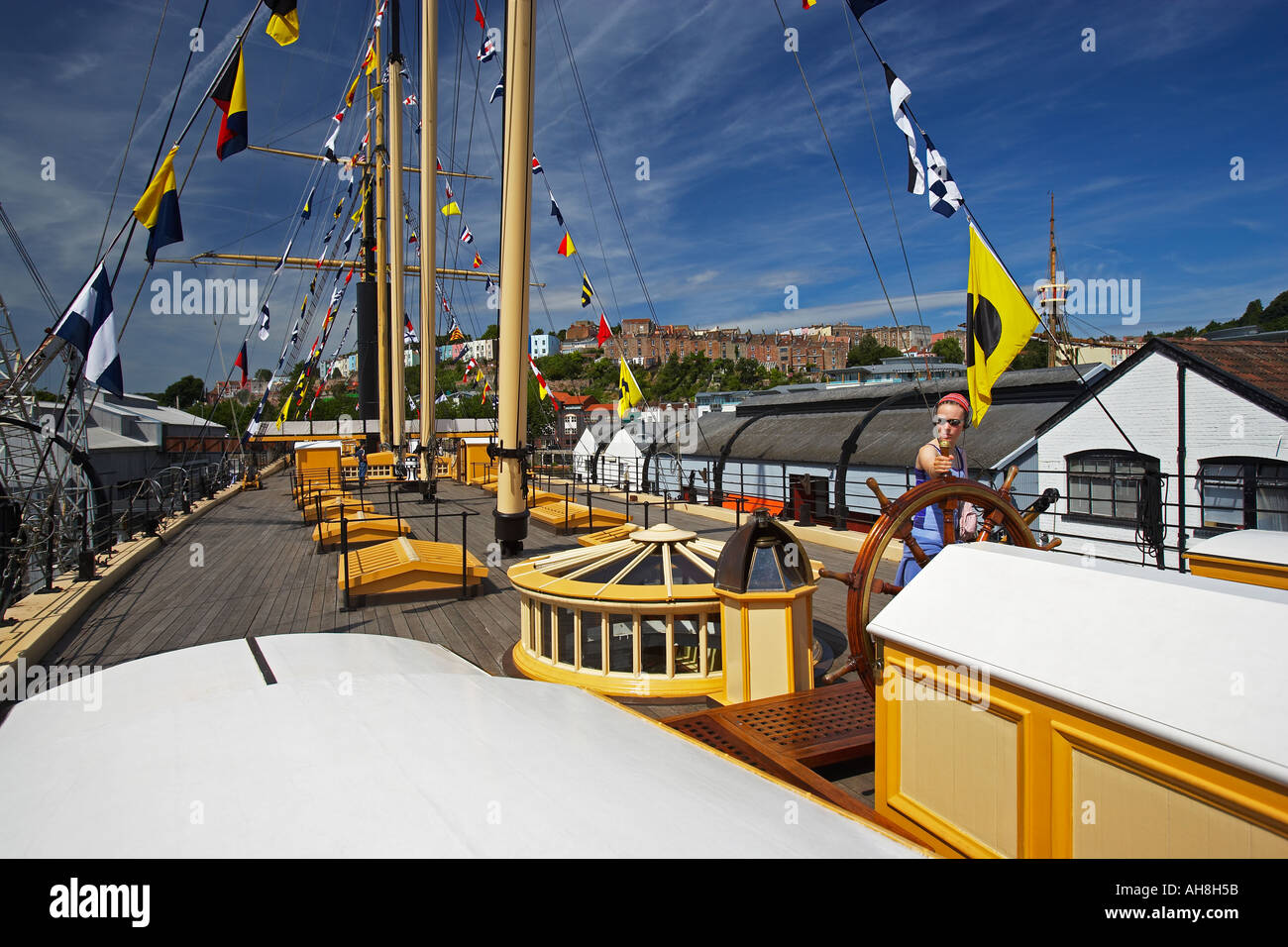SS Great Britain in Bristol Docks, Bristol, England, UK Stock Photo - Alamy
