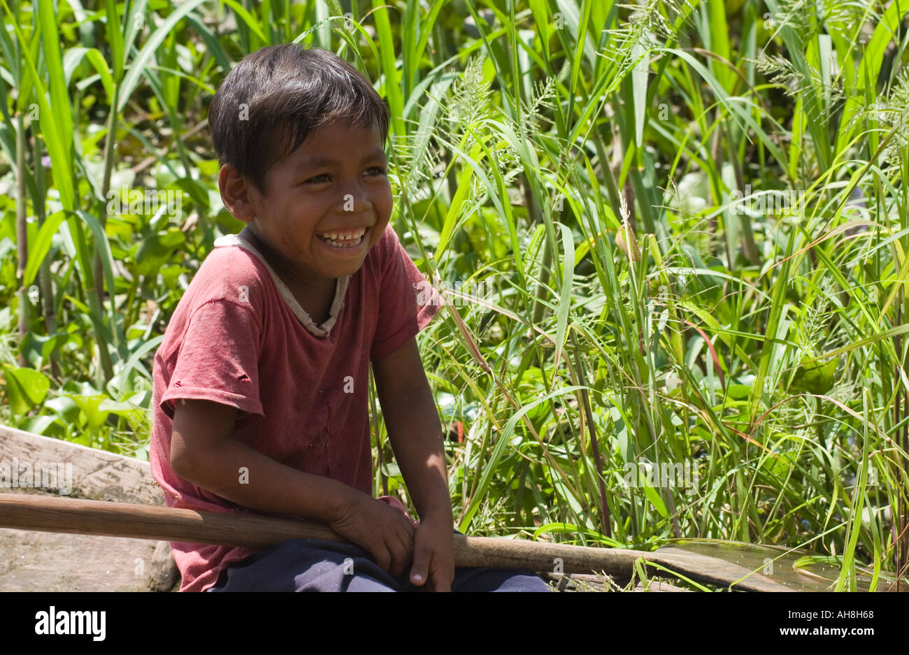 boy in the amazon Stock Photo - Alamy