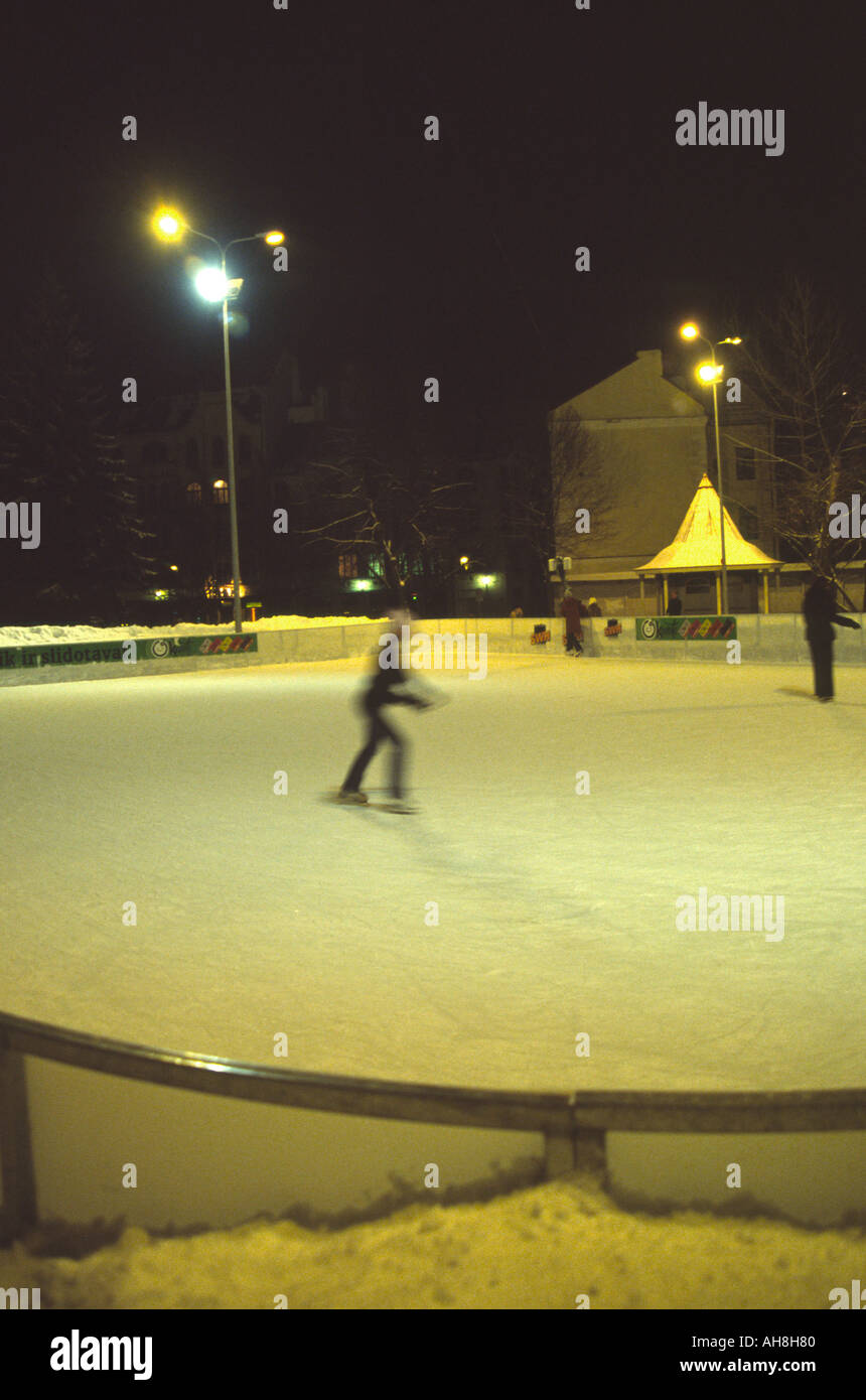 Skater on ice hi-res stock photography and images - Alamy