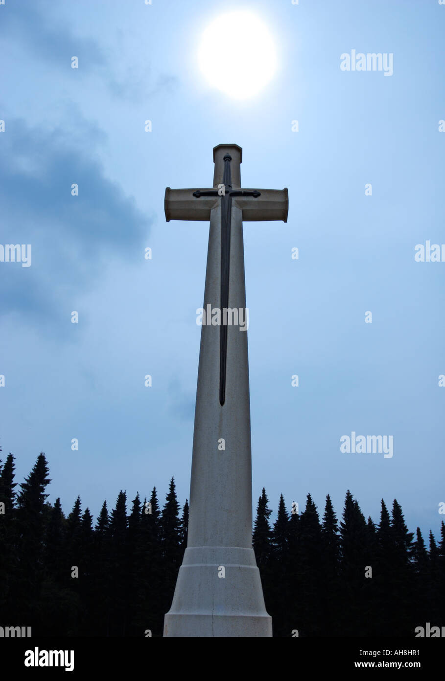 Holy cross with dramatic blue sky Stock Photo - Alamy