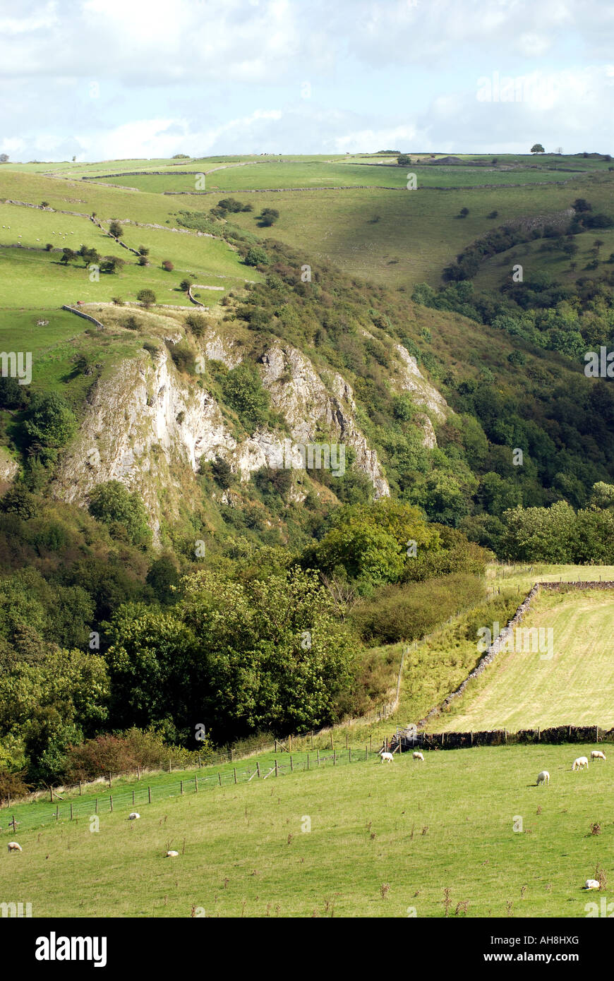 Manifold Valley near Grindon, Peak District, Derbyshire, England, UK ...