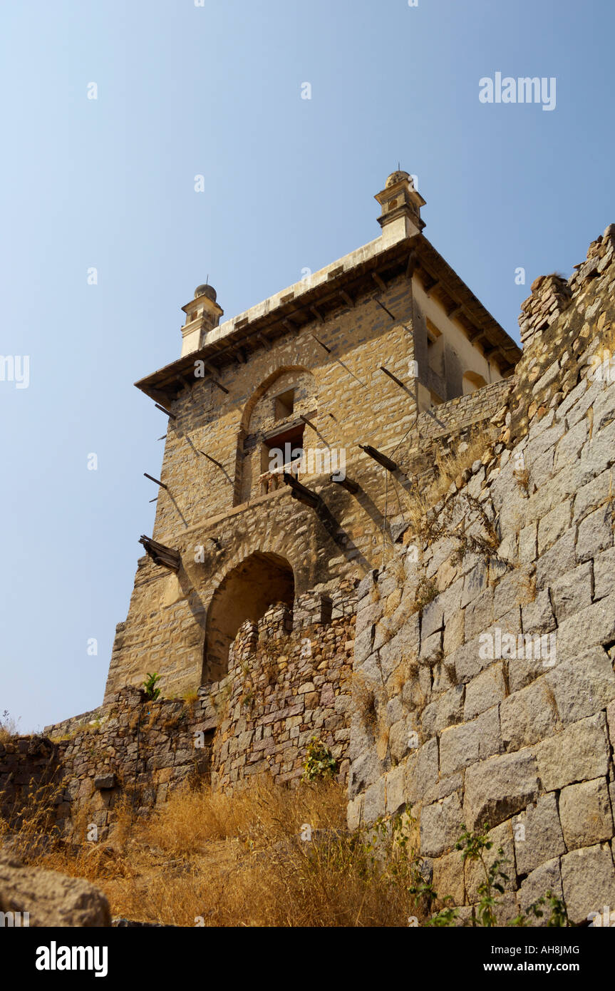 Durbar Hall Golconda fort Hyderabad Andhra Pradesh India Stock Photo ...