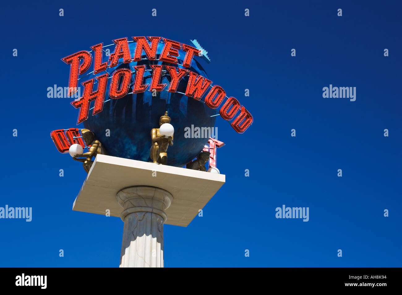 Planet Hollywood sign on Las Vegas Blvd Las Vegas Nevada Stock Photo ...