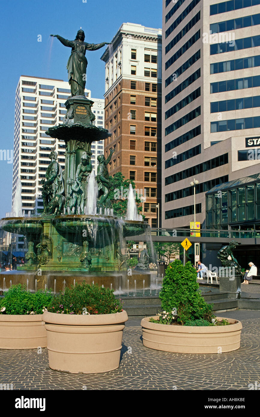 Tyler davidson fountain hi-res stock photography and images - Alamy