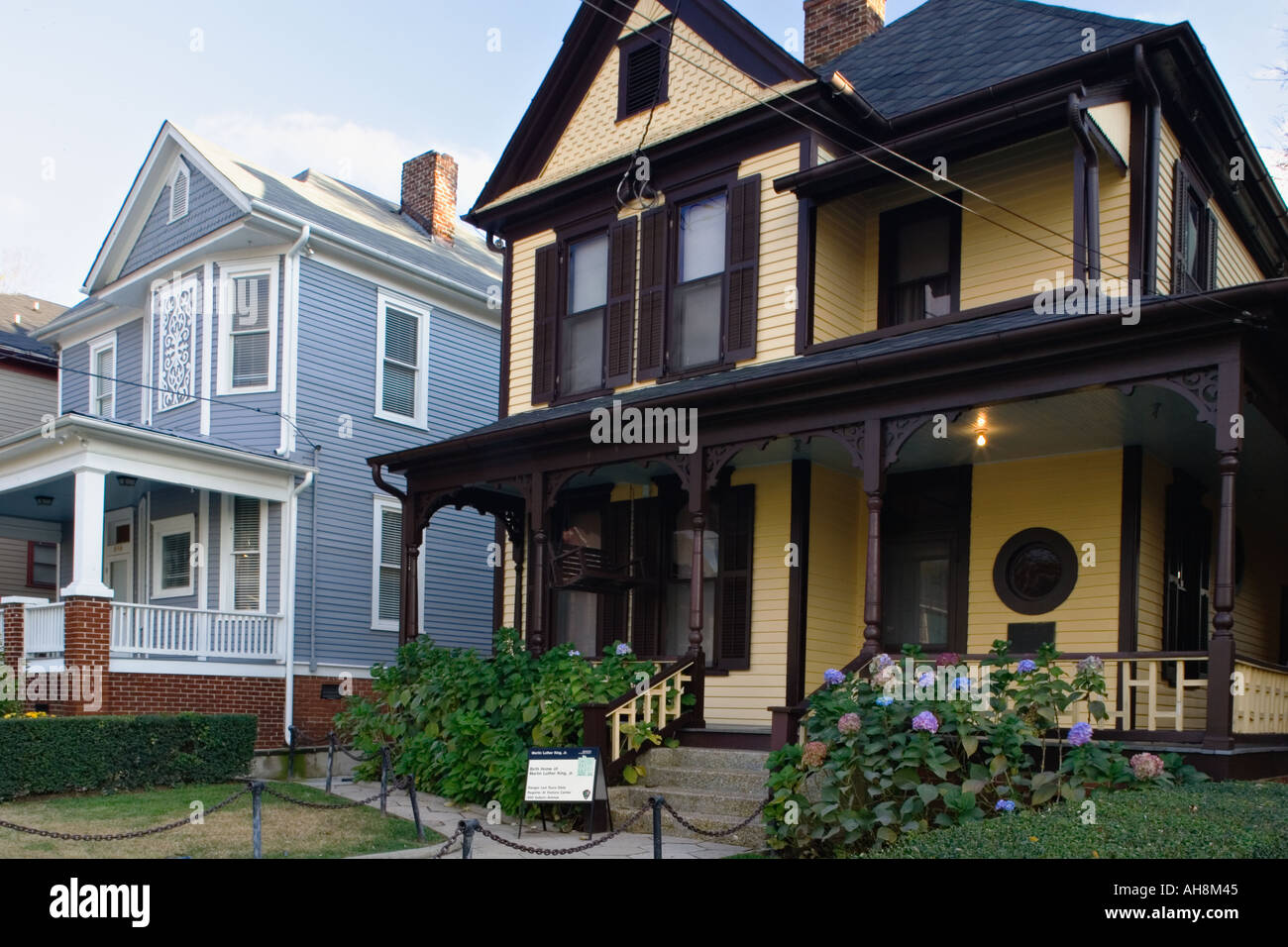 Birthplace of civil rights leader Martin Luther King Jr at the National ...