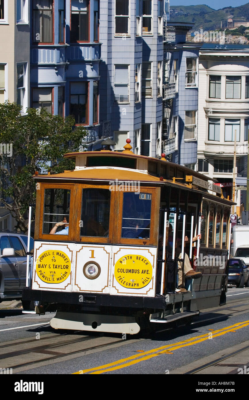 Cable car making way hi-res stock photography and images - Alamy