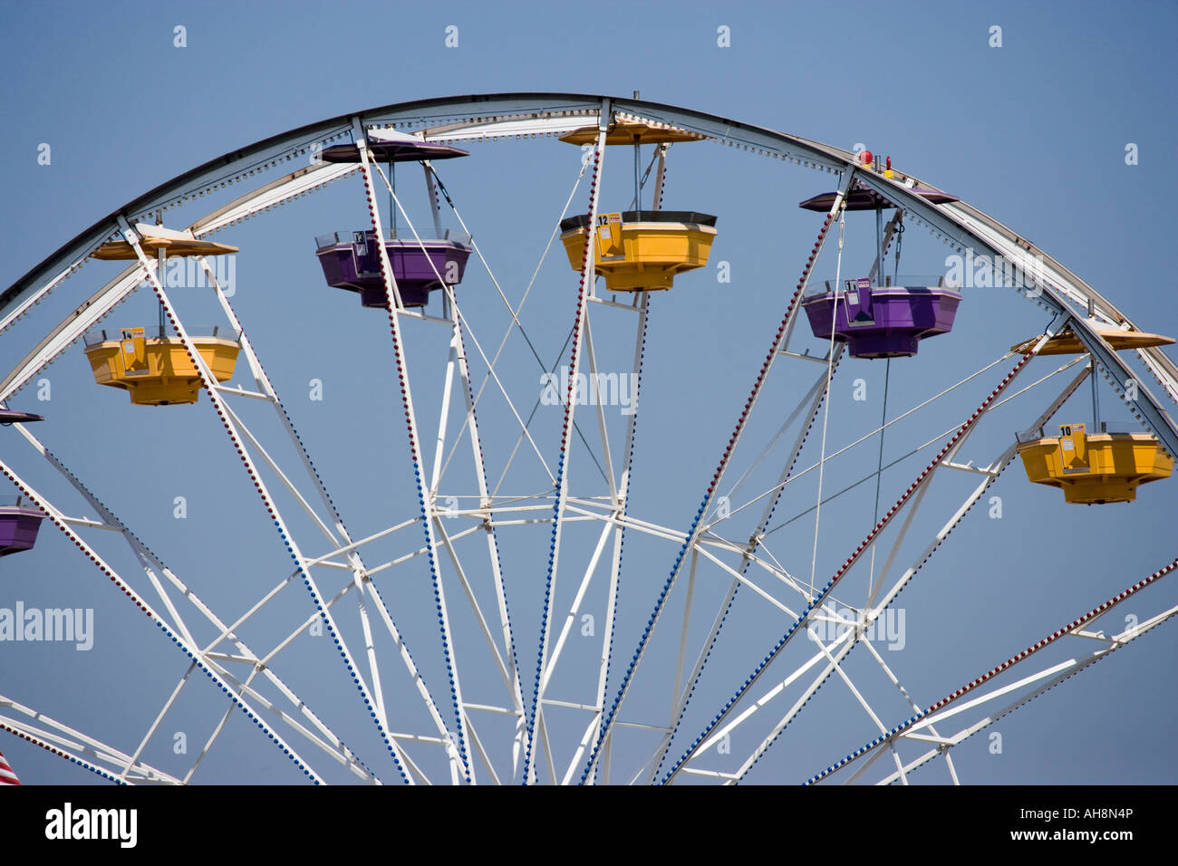 Carousel on the Pier Santa Monica Los Angeles California Stock Photo ...
