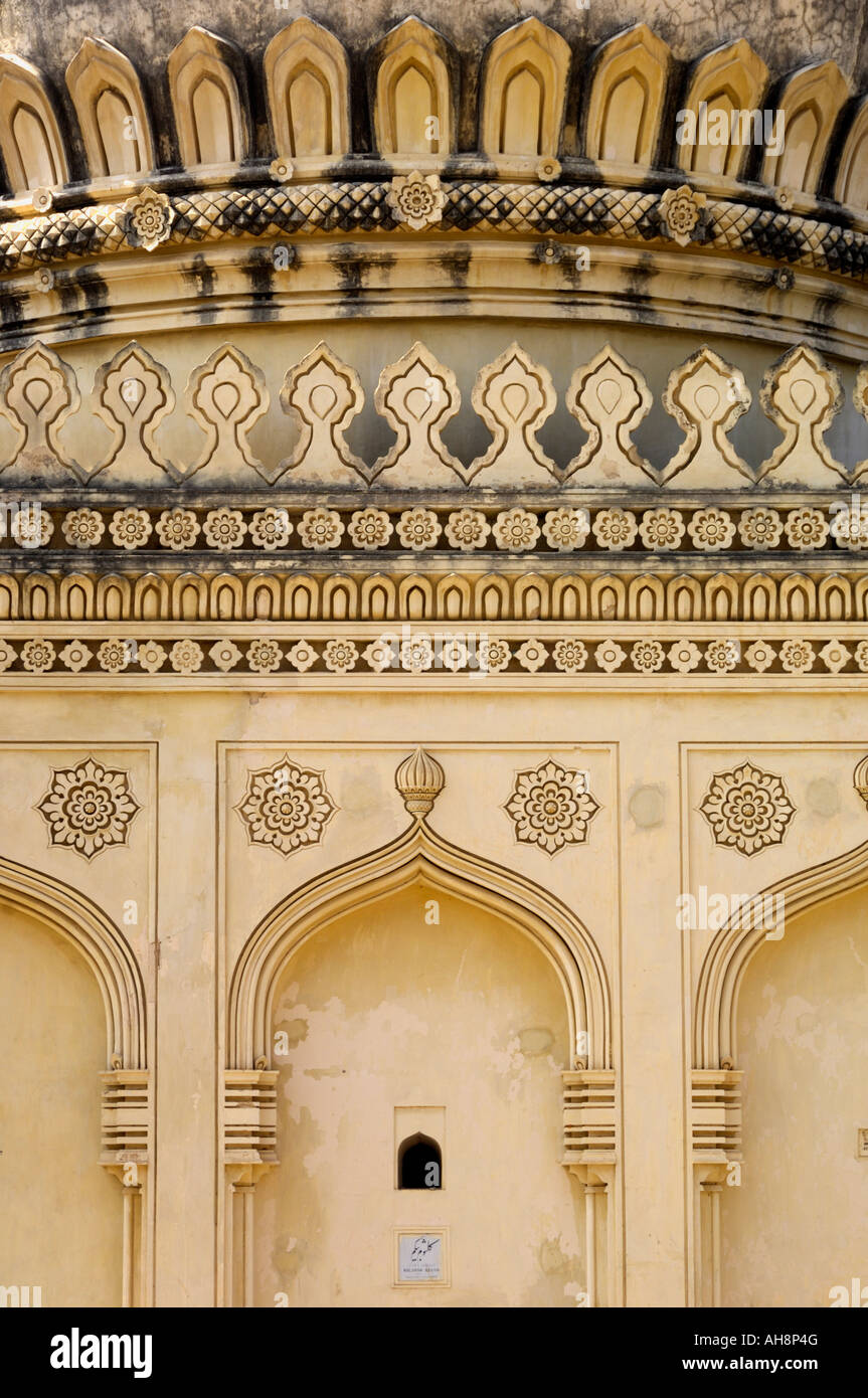 Qutub Shahi tomb detail Hyderabad Andhra Pradesh India Stock Photo - Alamy