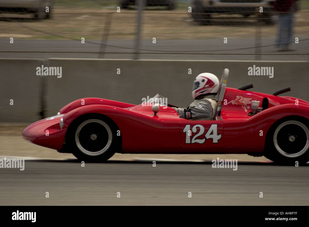 1954 Pooper Driver Dennis Aker Historic Car Racing Stock Photo - Alamy