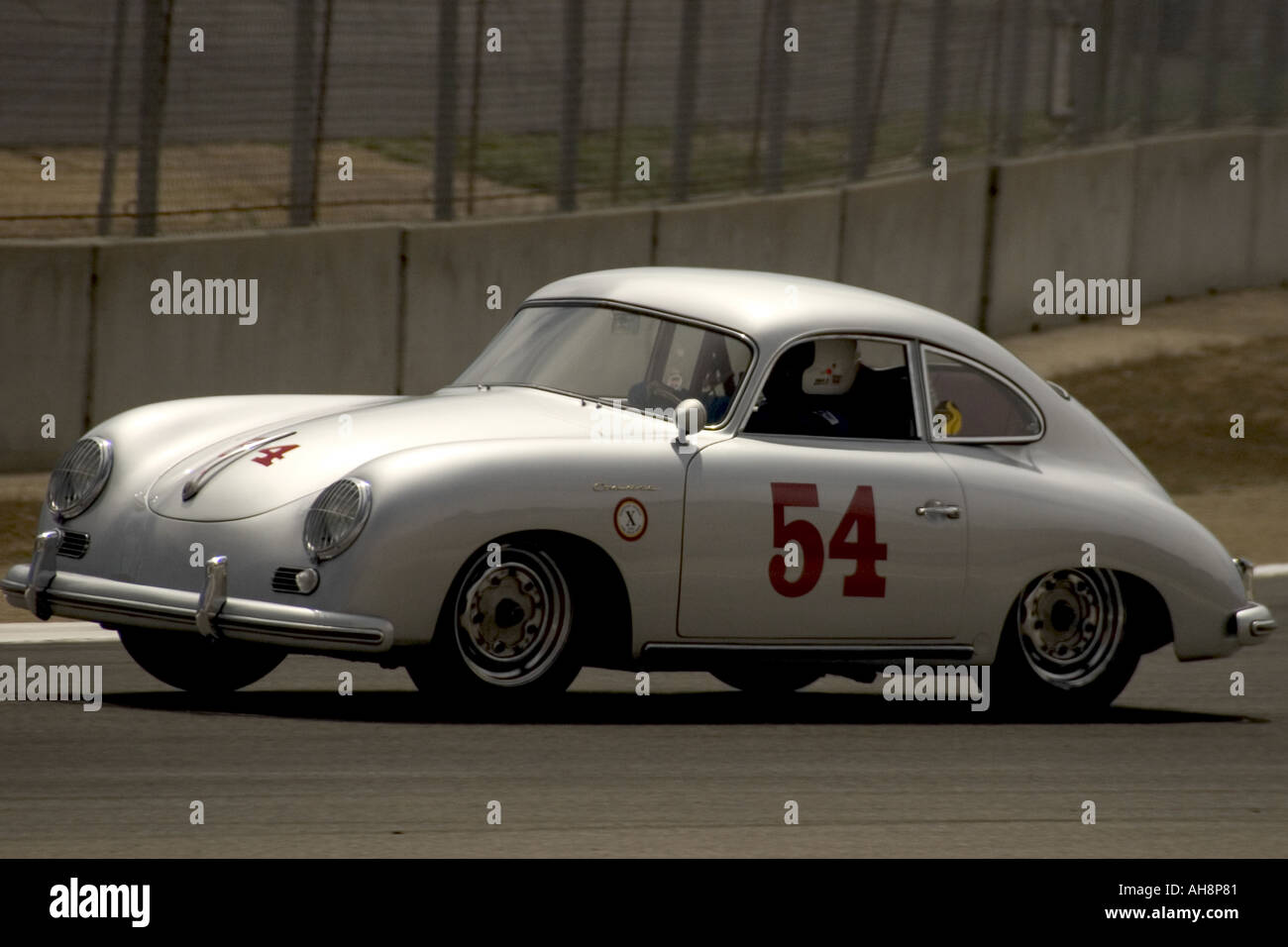Historic Racing Car on Track Monterey Historic Automobile Races Stock ...