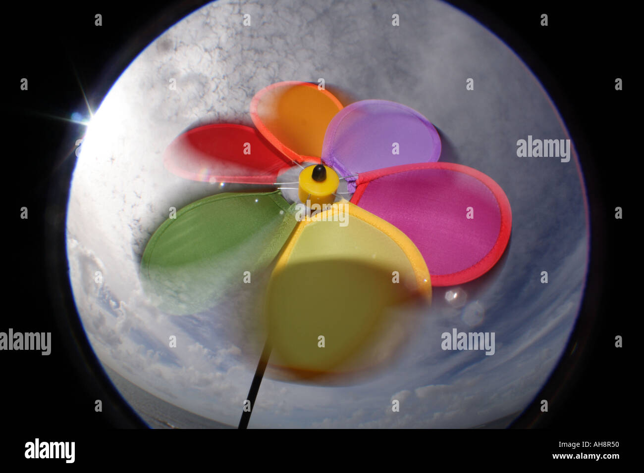Color pinwheel rotating blowing wind hi-res stock photography and ...