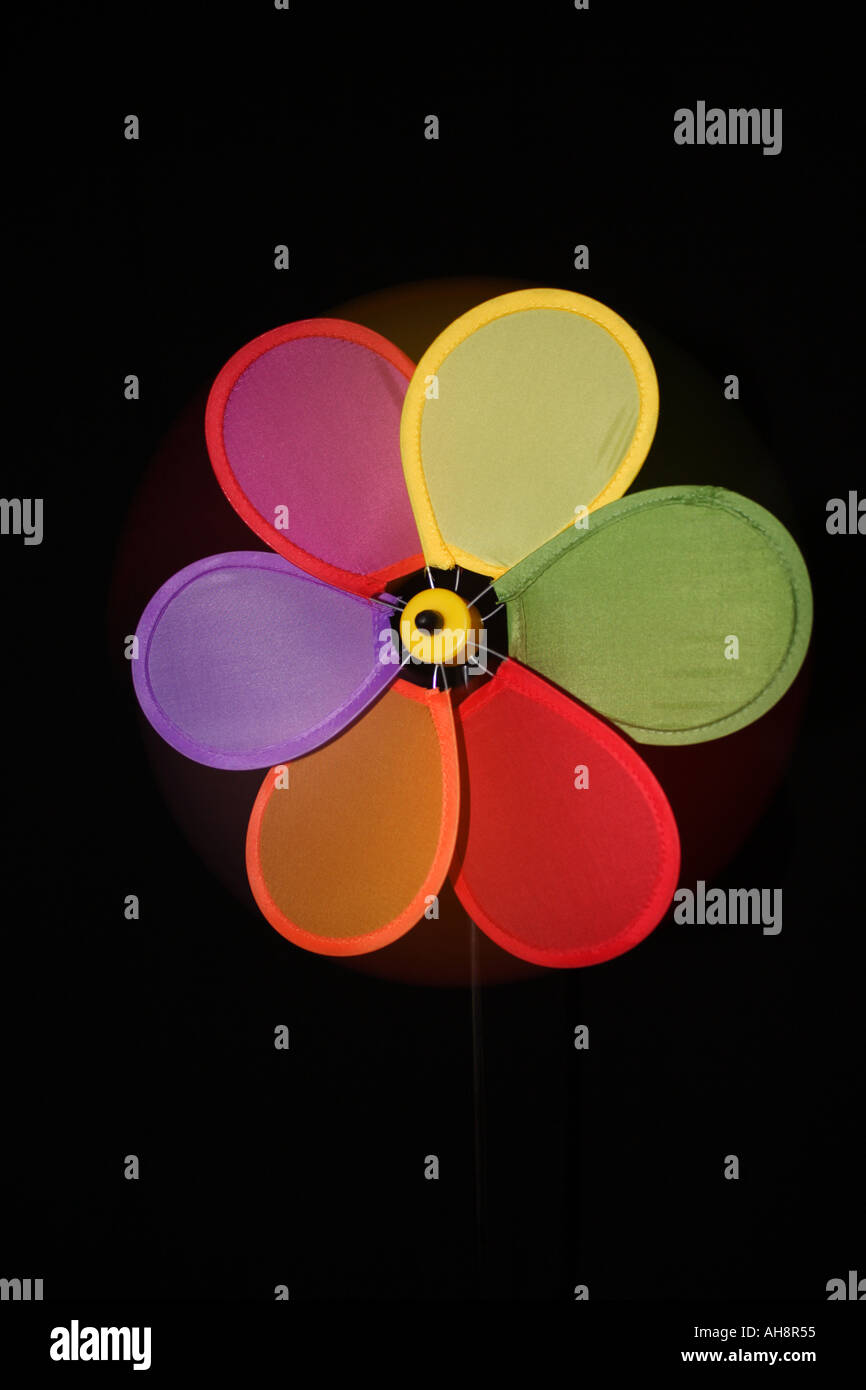 A BRIGHTLY COLOURED PINWHEEL BAPD 2542 Stock Photo - Alamy