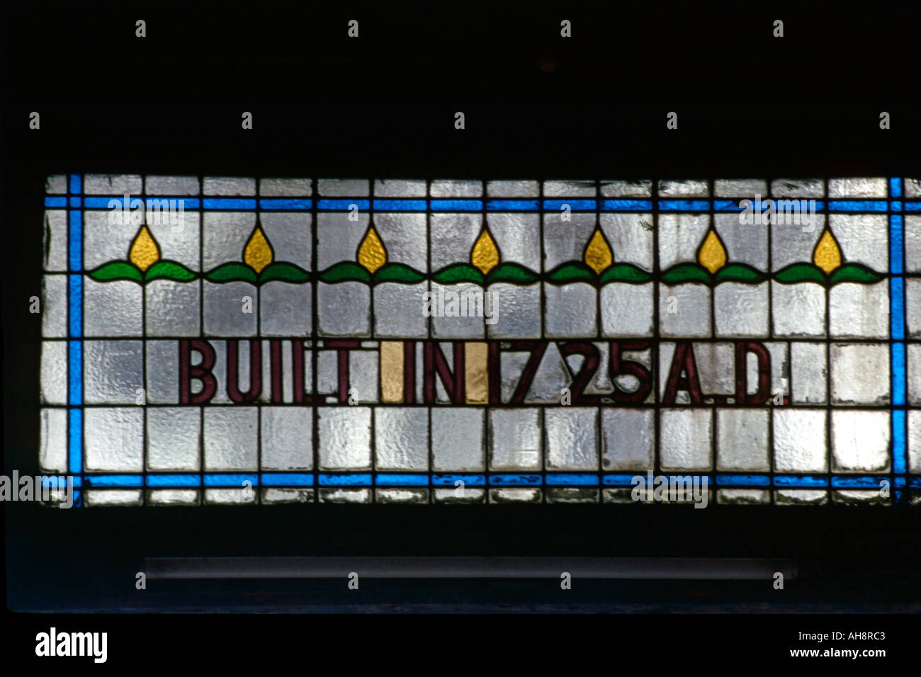 AAD71610 Bhikha Behram Well stained glass 1725 ad Parsi Religion Bombay ...