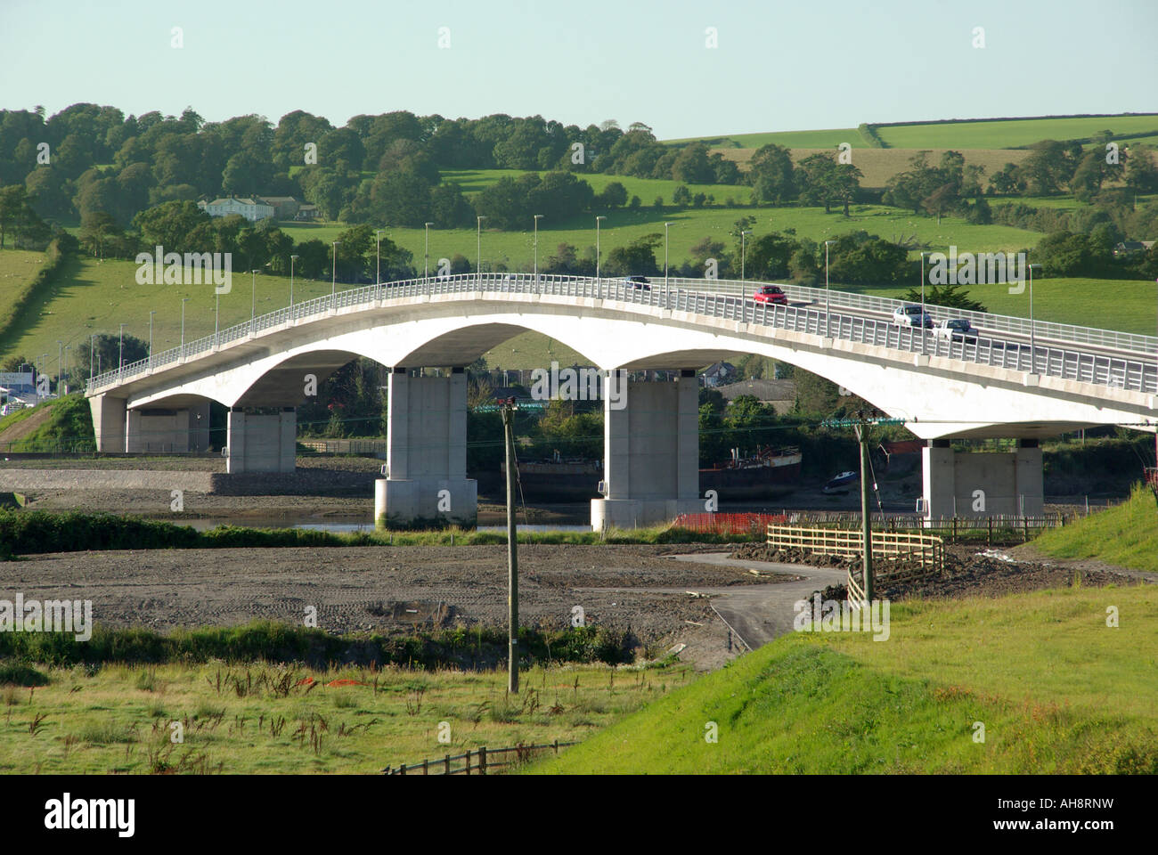 New Taw road bridge built to relieve congestion in the nearby town of ...