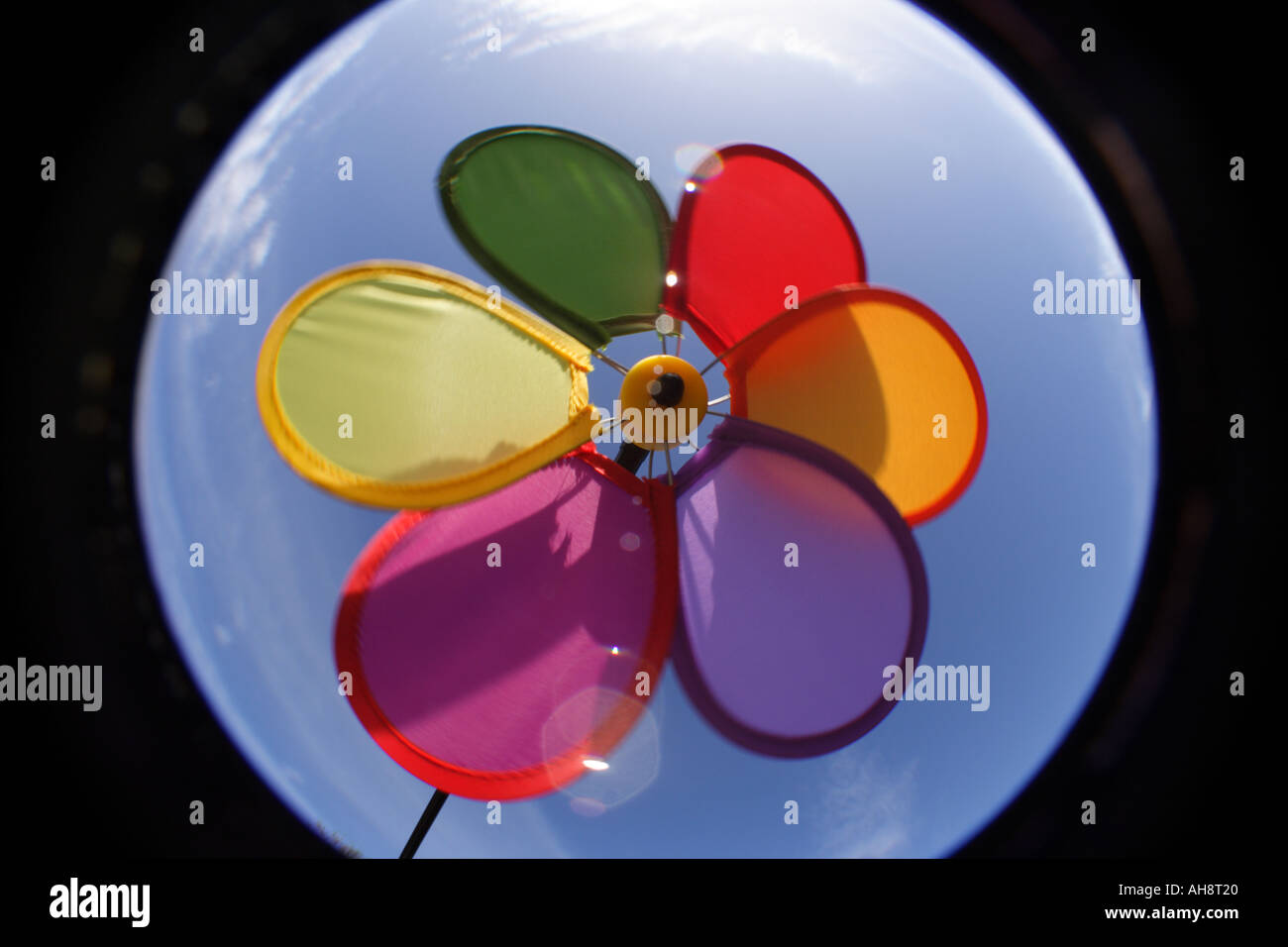 A brightly coloured pinwheel BAPD 2496 Stock Photo - Alamy