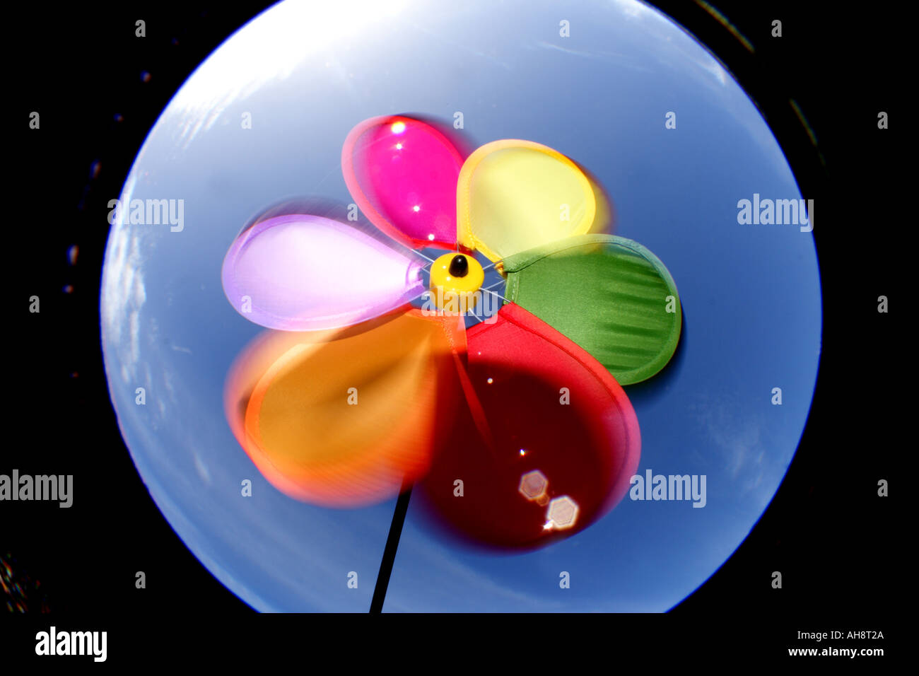 Color pinwheel rotating blowing wind hi-res stock photography and ...