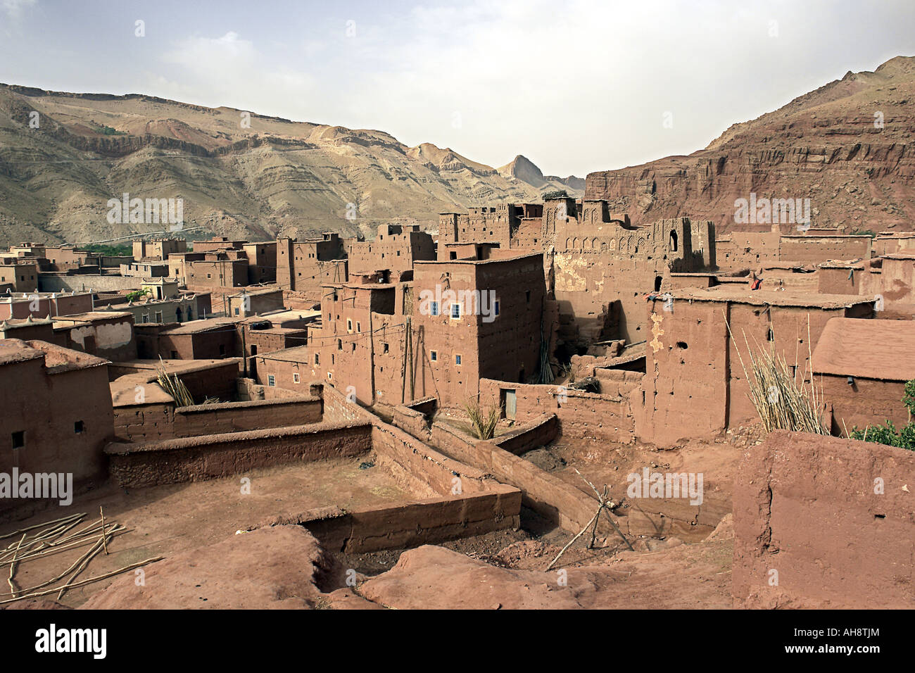Boutaghrar berber village in the High Atlas region Morocco Stock Photo ...