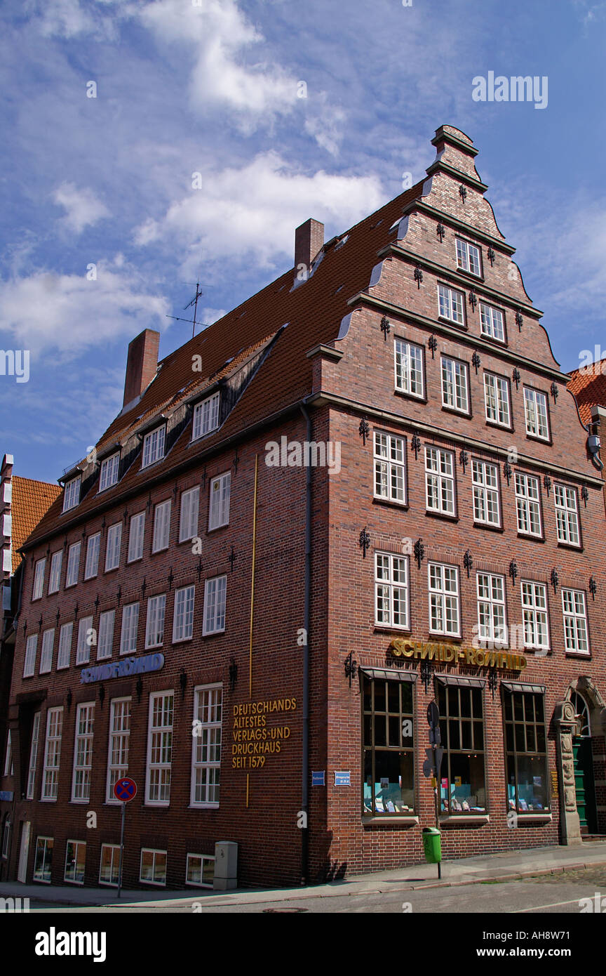 historic gable in Luebeck Stock Photo - Alamy