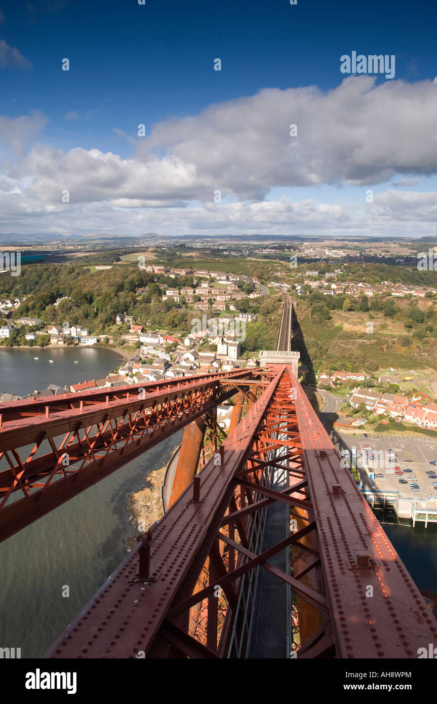 View From Top of Forth Rail Bridge, Scotland Stock Photo - Alamy