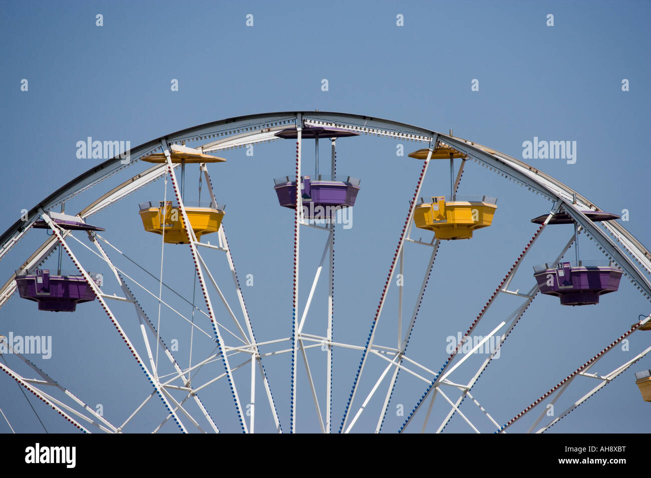 Carousel on the Pier Santa Monica Los Angeles California Stock Photo ...