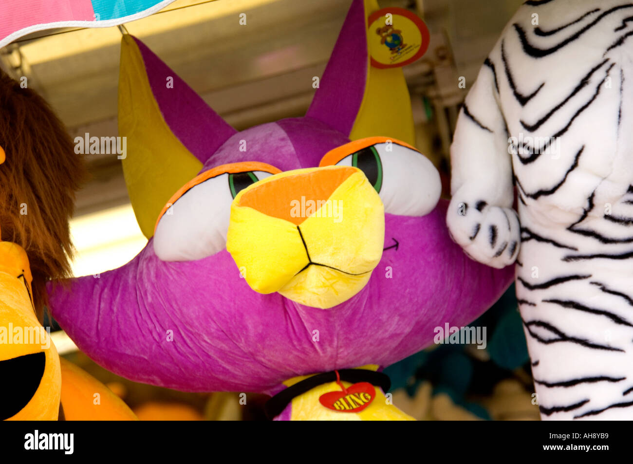 Winning prizes amusement park hi-res stock photography and images - Alamy