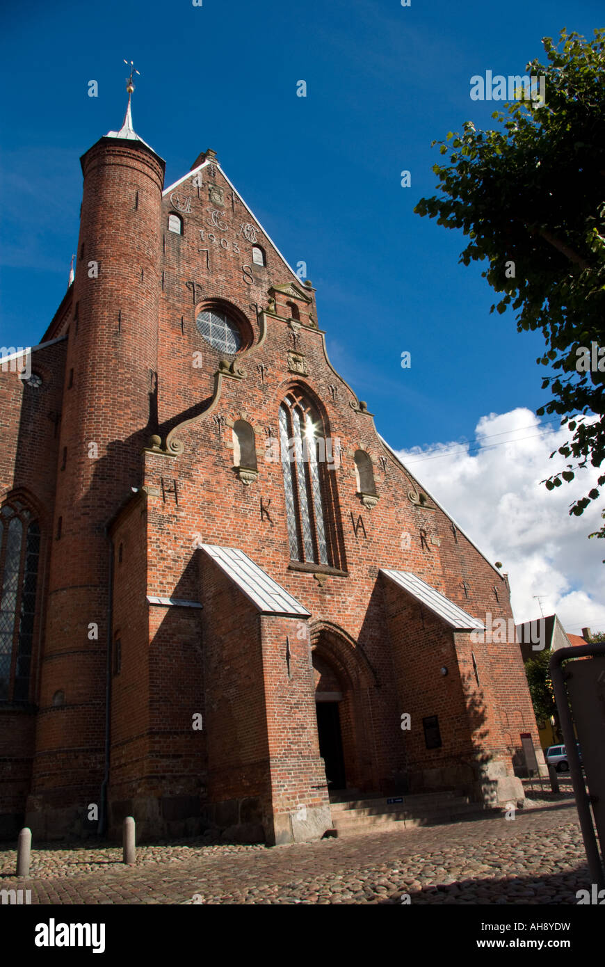 The front of the Cathedral in Haderslev, Denmark Stock Photo - Alamy