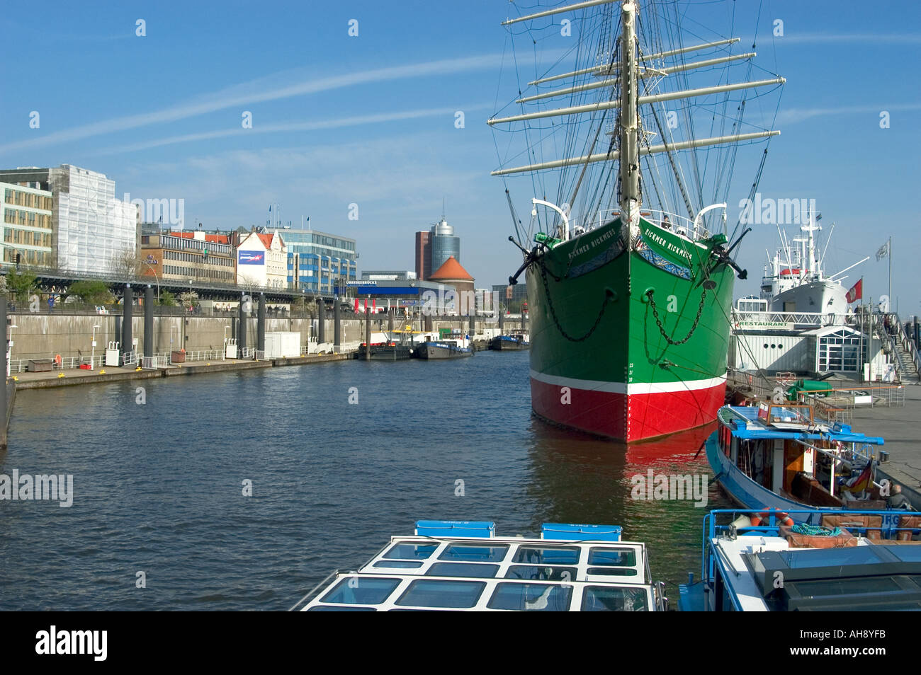 Museumship Rickmer Rickmers, Hamburg Stock Photo - Alamy