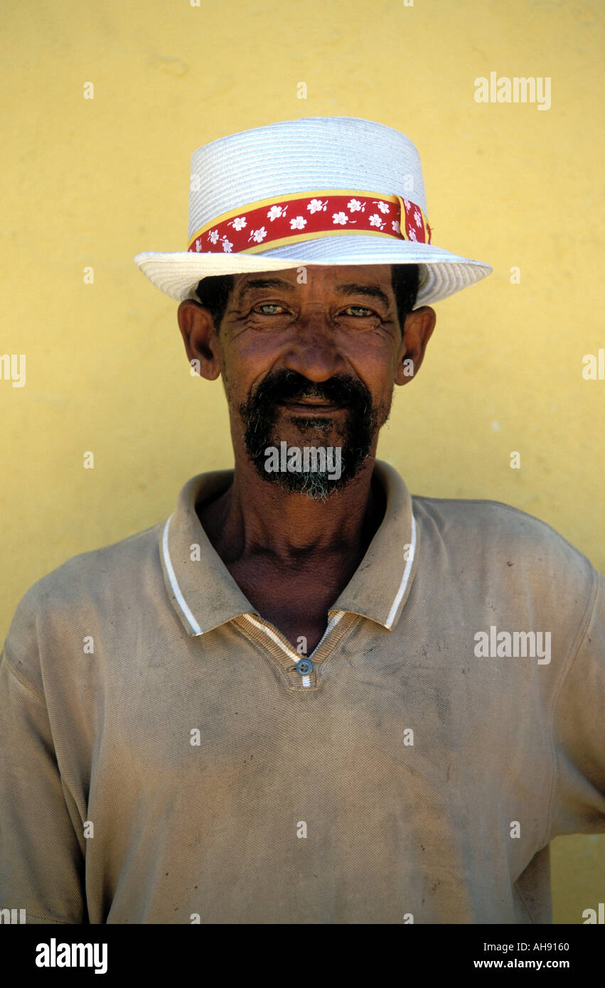 South Africa Cape Town Portrait of a local man at from the Bo Kapp area ...