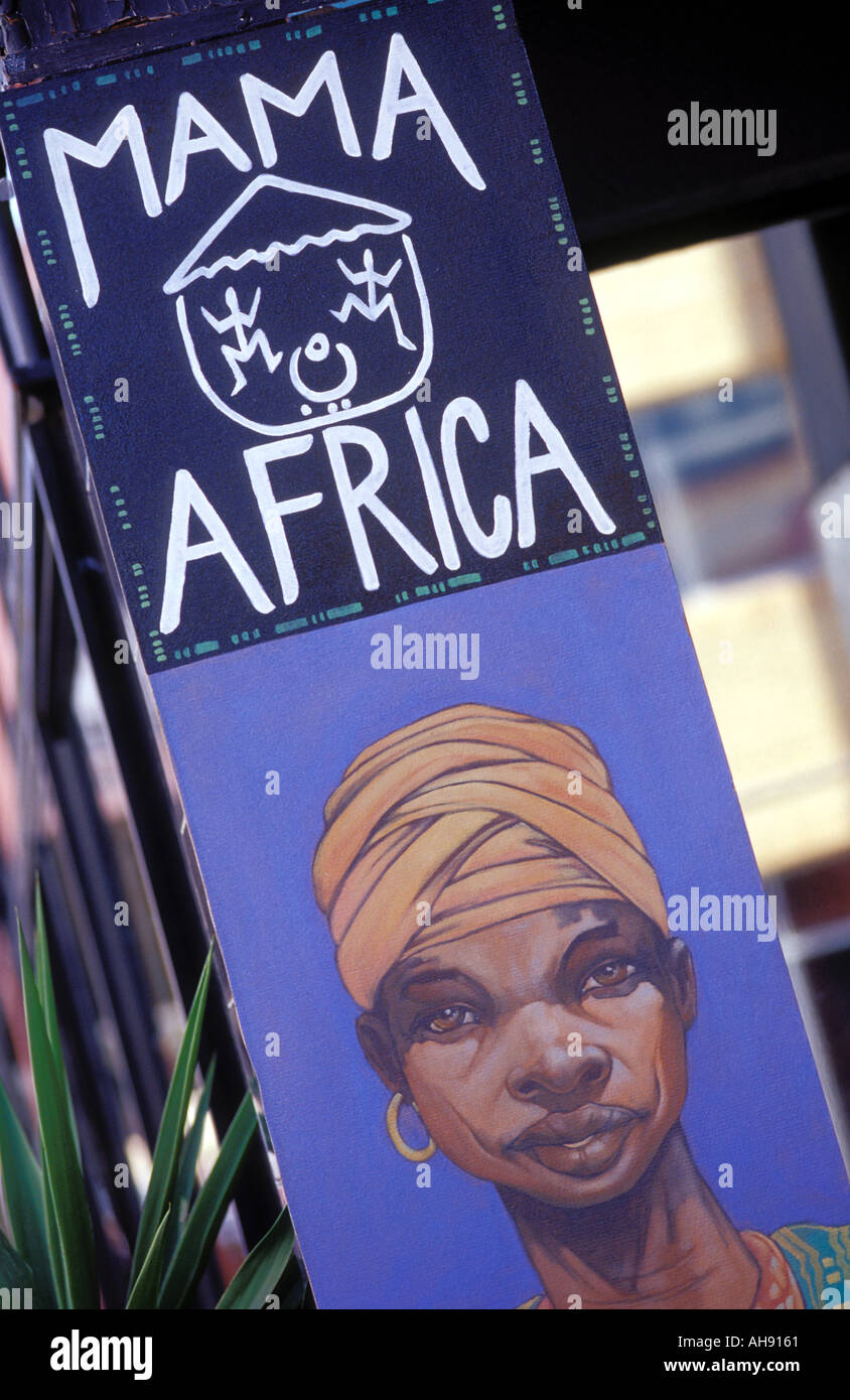 South Africa Cape Town street sign Stock Photo - Alamy