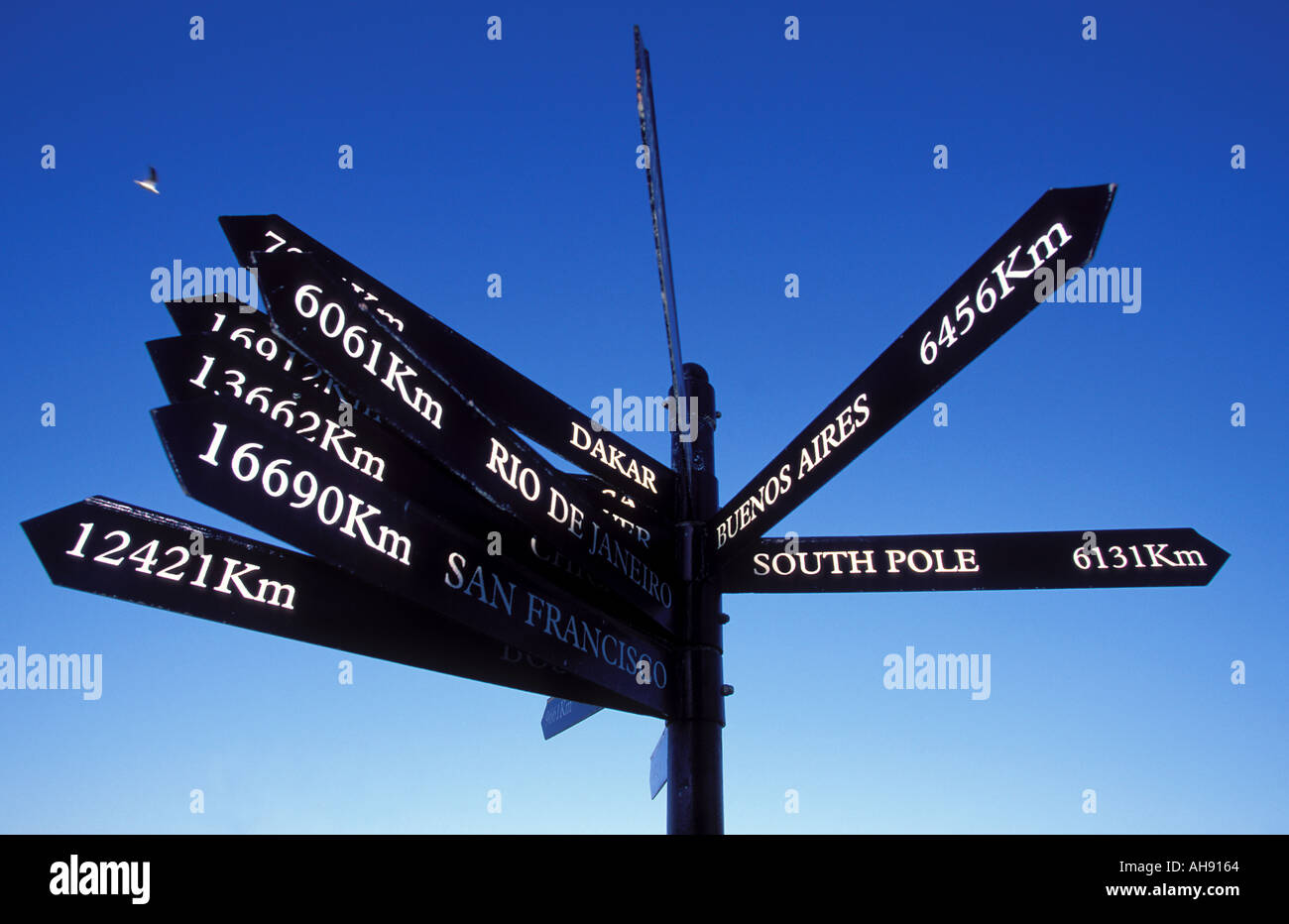 South Africa Cape Town destination sign VICTORIA AND ALFRED WATERFRONT ...