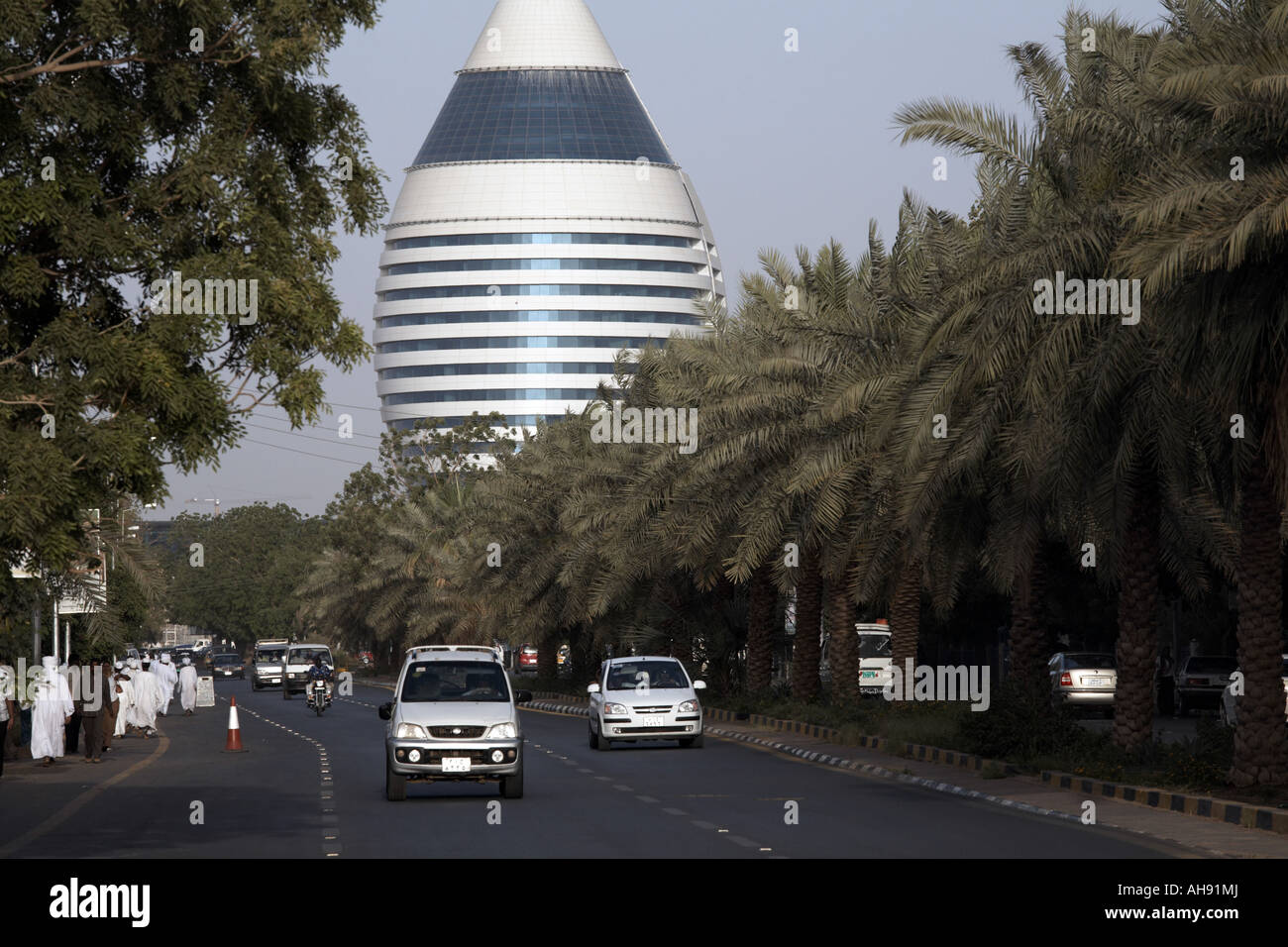 The Burj Al-Fateh Hotel (Libyan Hotel) in Khartoum, Sudan Stock Photo ...