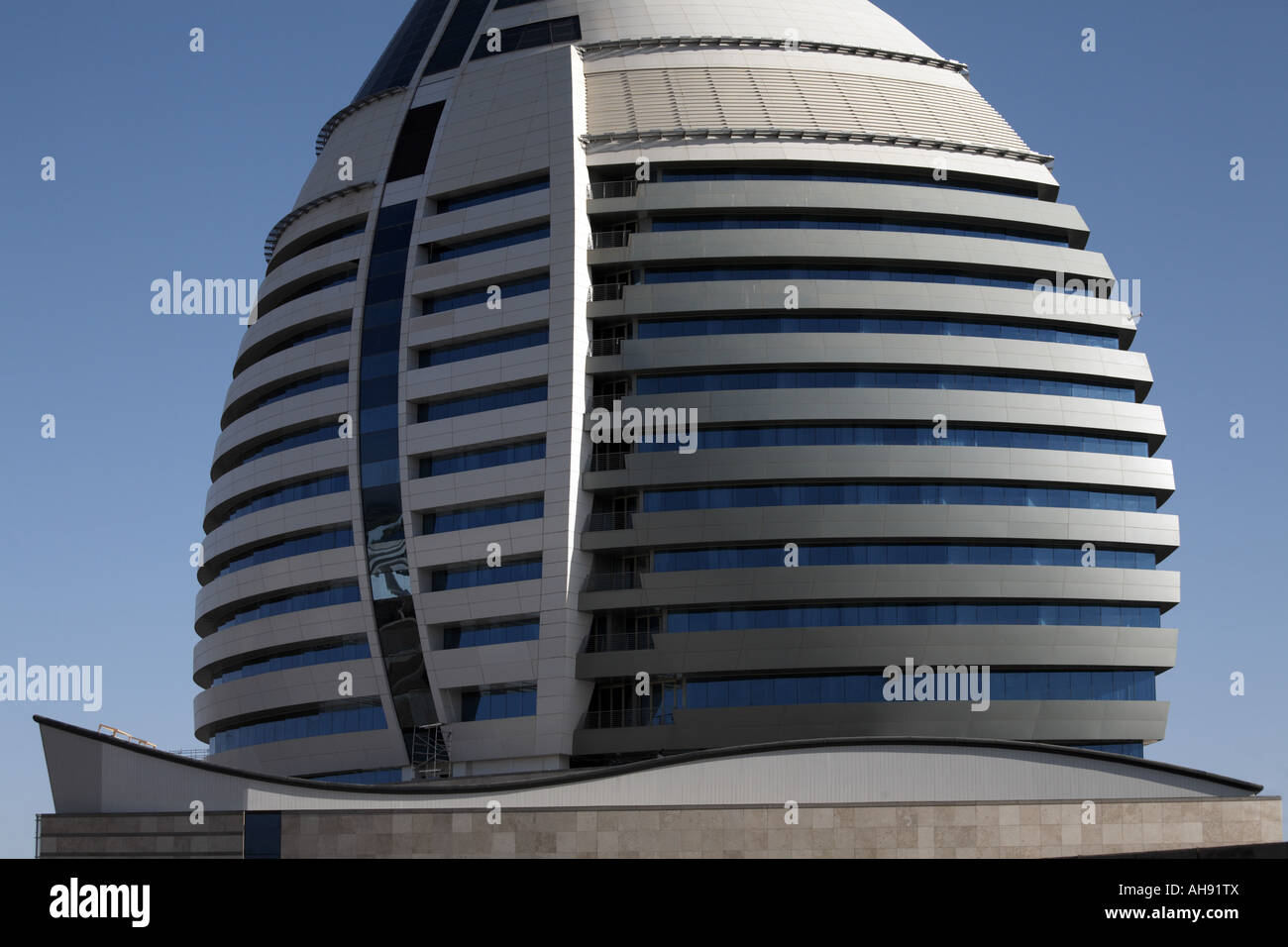 The Burj Al-Fateh Hotel (Libyan Hotel) in Khartoum, Sudan Stock Photo ...