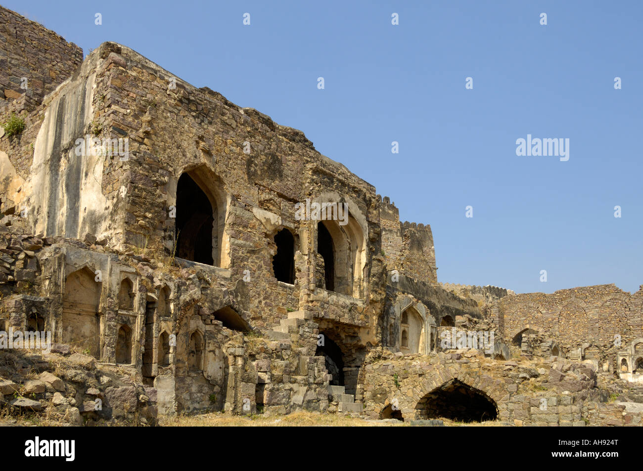 Golkonda fort hi-res stock photography and images - Alamy