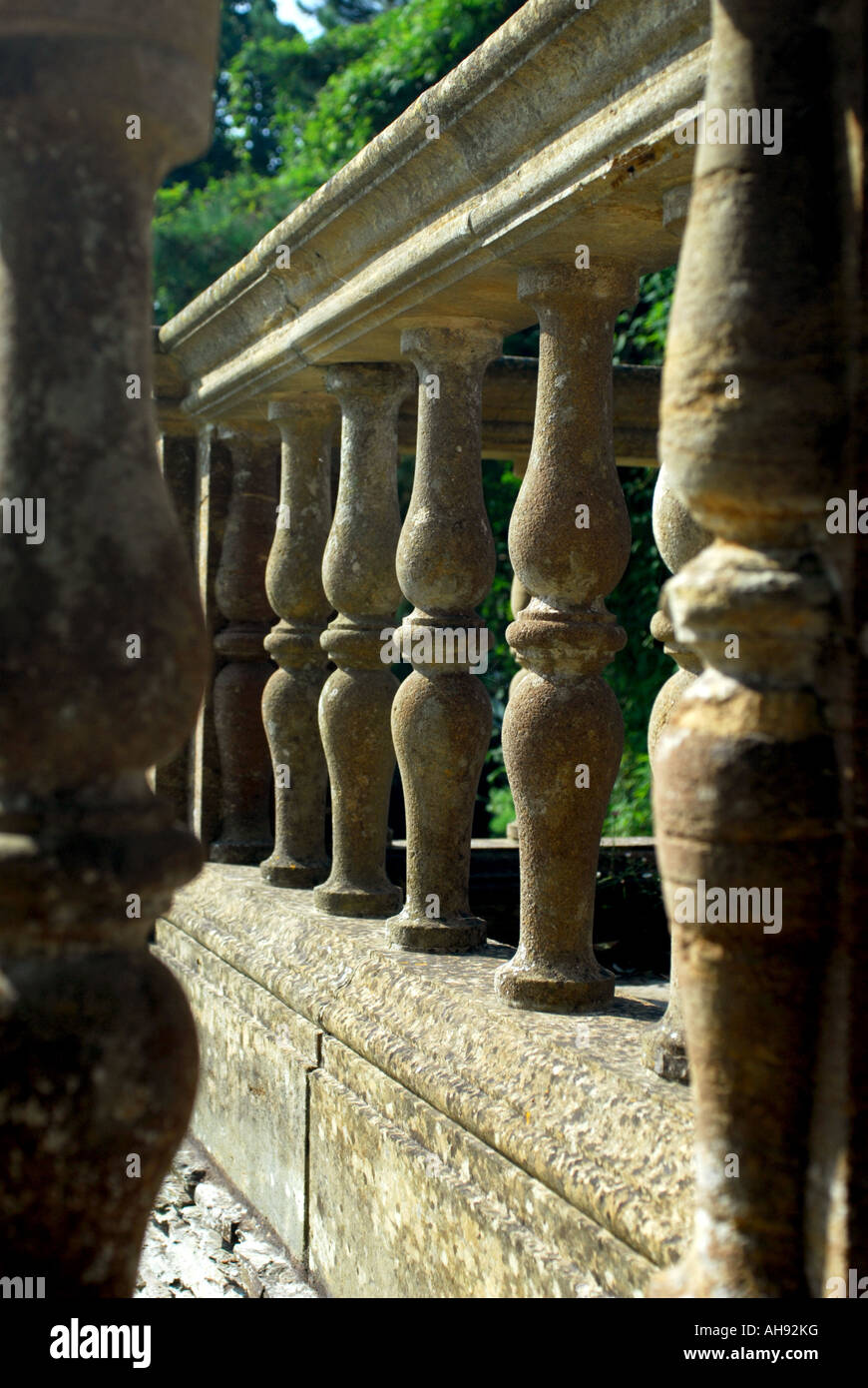 Parapet with stone coping hi-res stock photography and images - Alamy