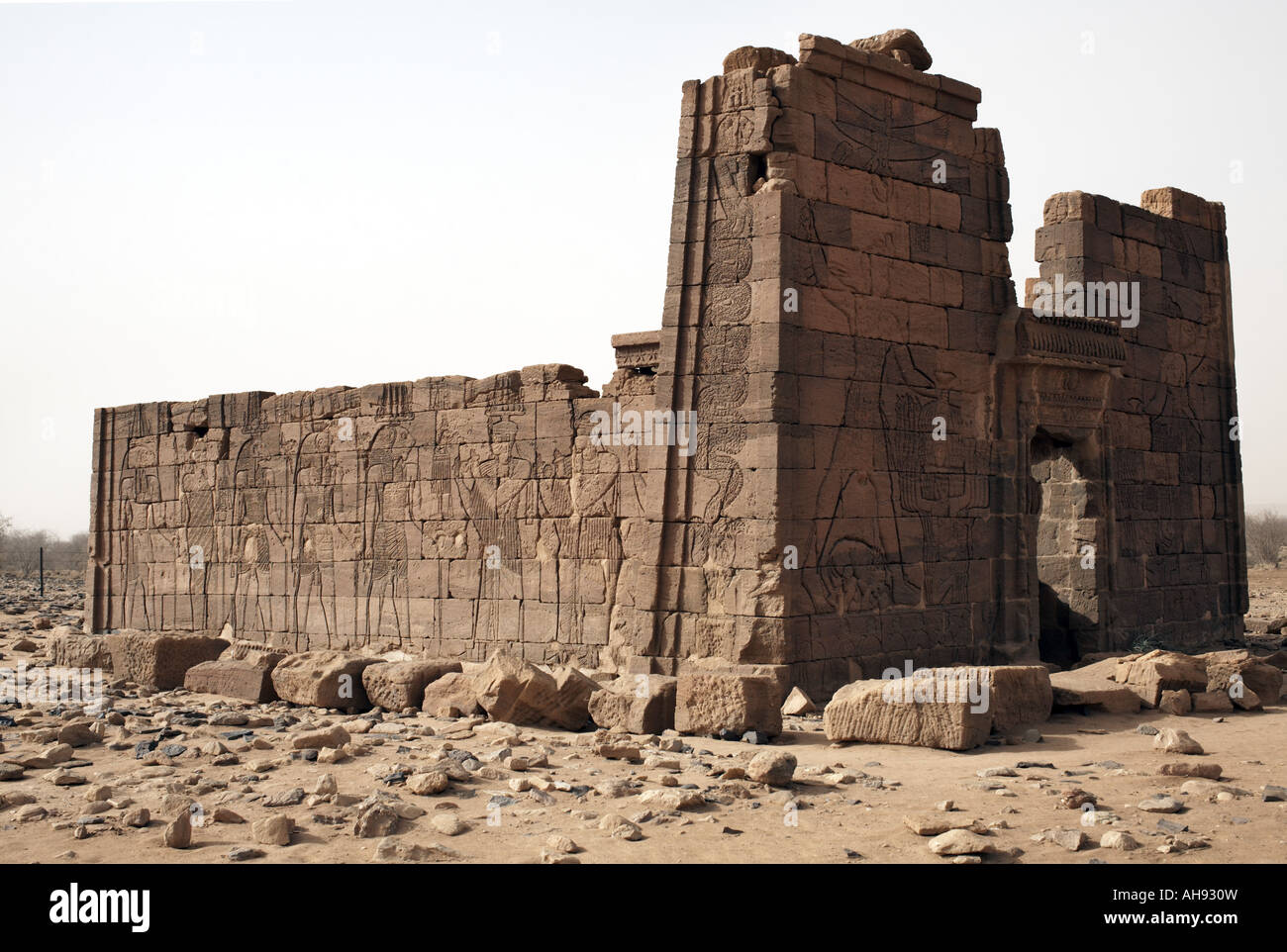 The Lion Temple at Naqa, Sudan, Africa Stock Photo - Alamy