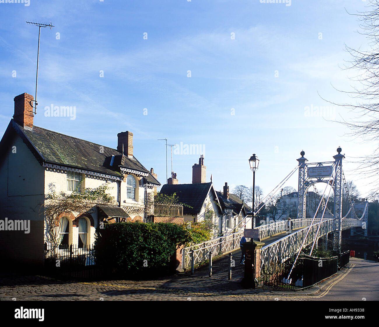 Queens Park Bridge The Groves Chester Stock Photo - Alamy
