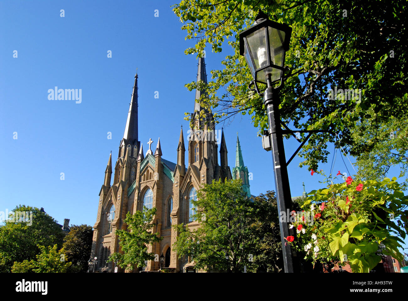 Charlottetown Basilica of Saint Dunstans Prince Edward Island Stock ...