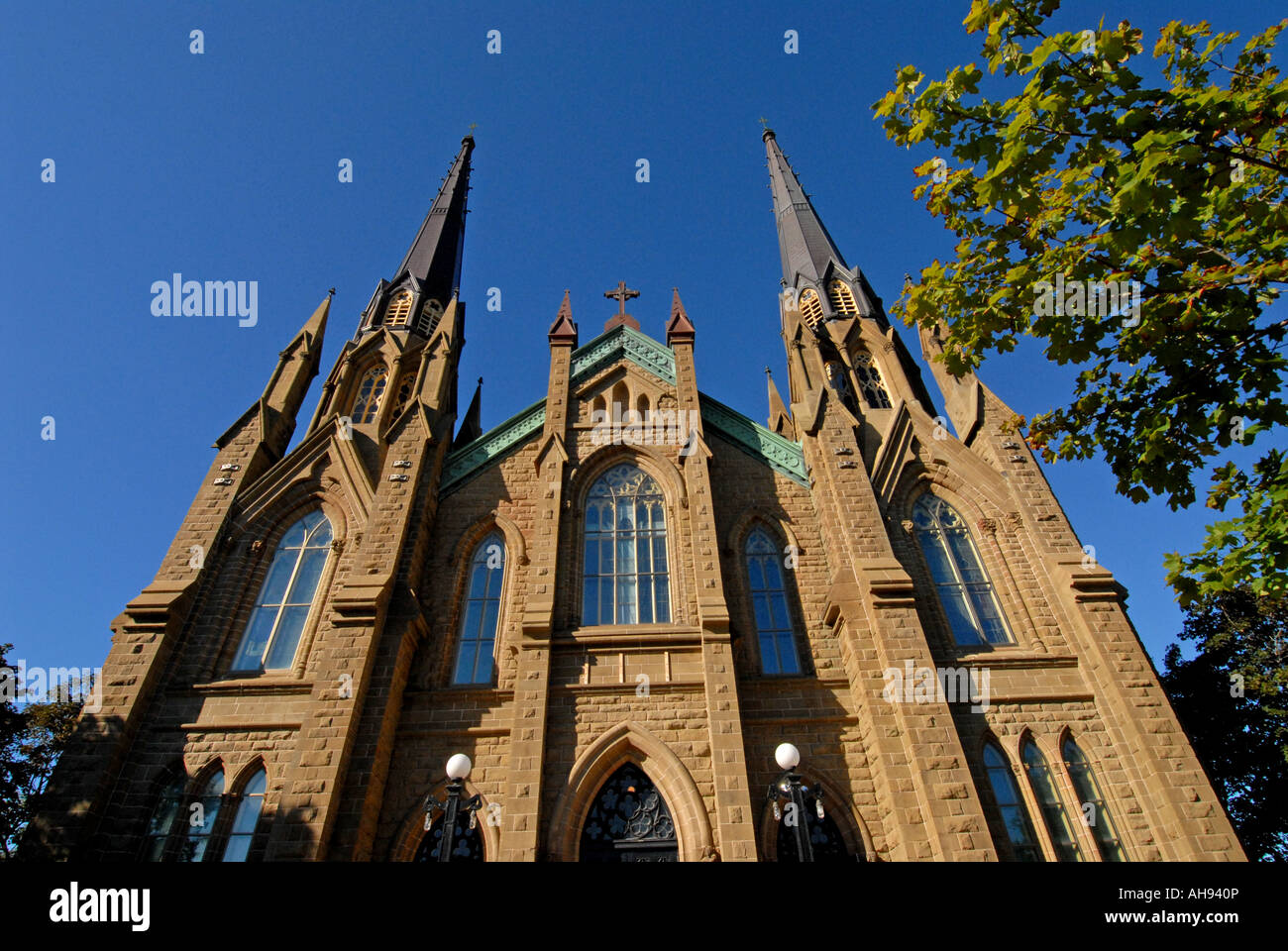 St Dunstans Basilica Charlottetown Prince Edward Island Canada Stock ...