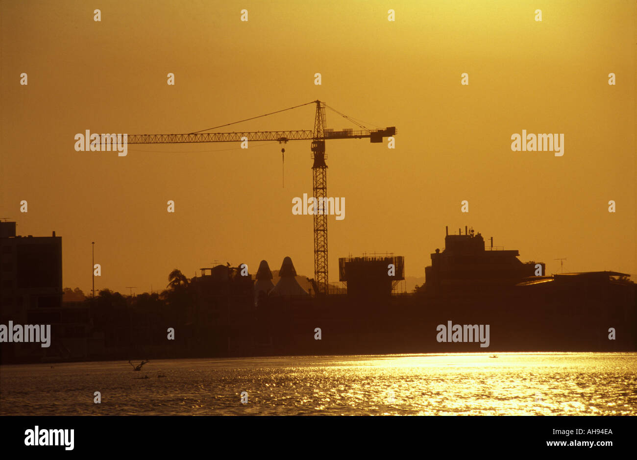 beach front river coastal construction queensland Australia 2188 Stock ...