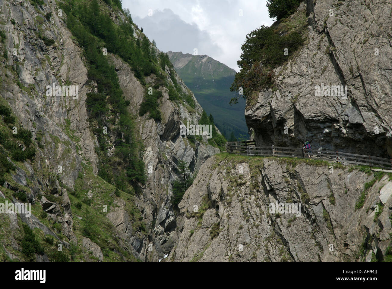 Mountain path in Southern Tirol, Austria Stock Photo - Alamy