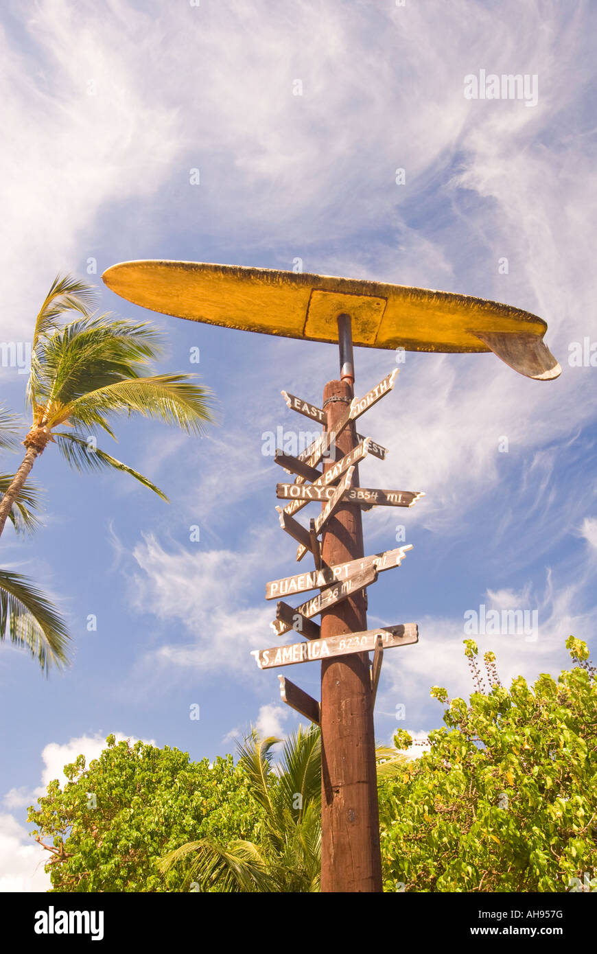 Haleiwa Hawaii Oahu Sign High Resolution Stock Photography and Images ...