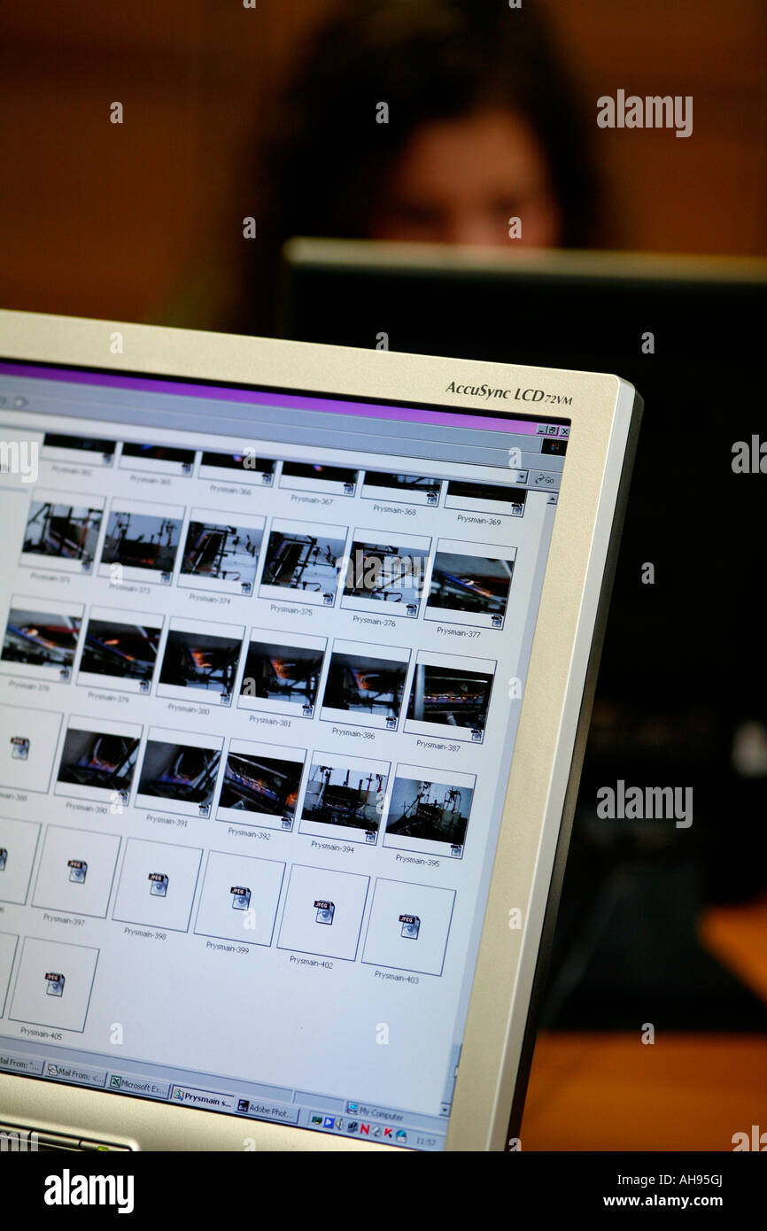 office computer screen Stock Photo - Alamy