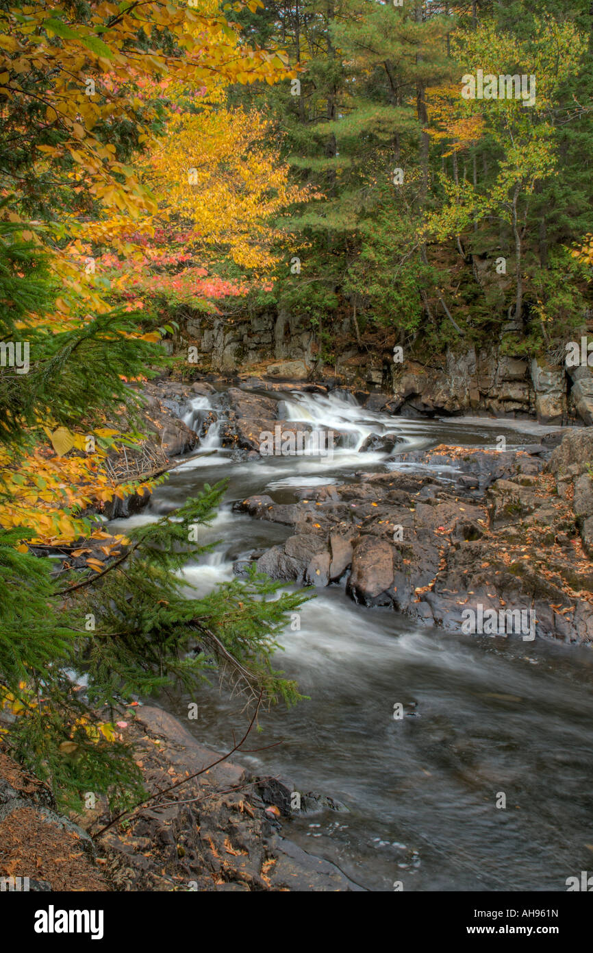A beautiful river near Mont Tremblant Quebec Stock Photo - Alamy