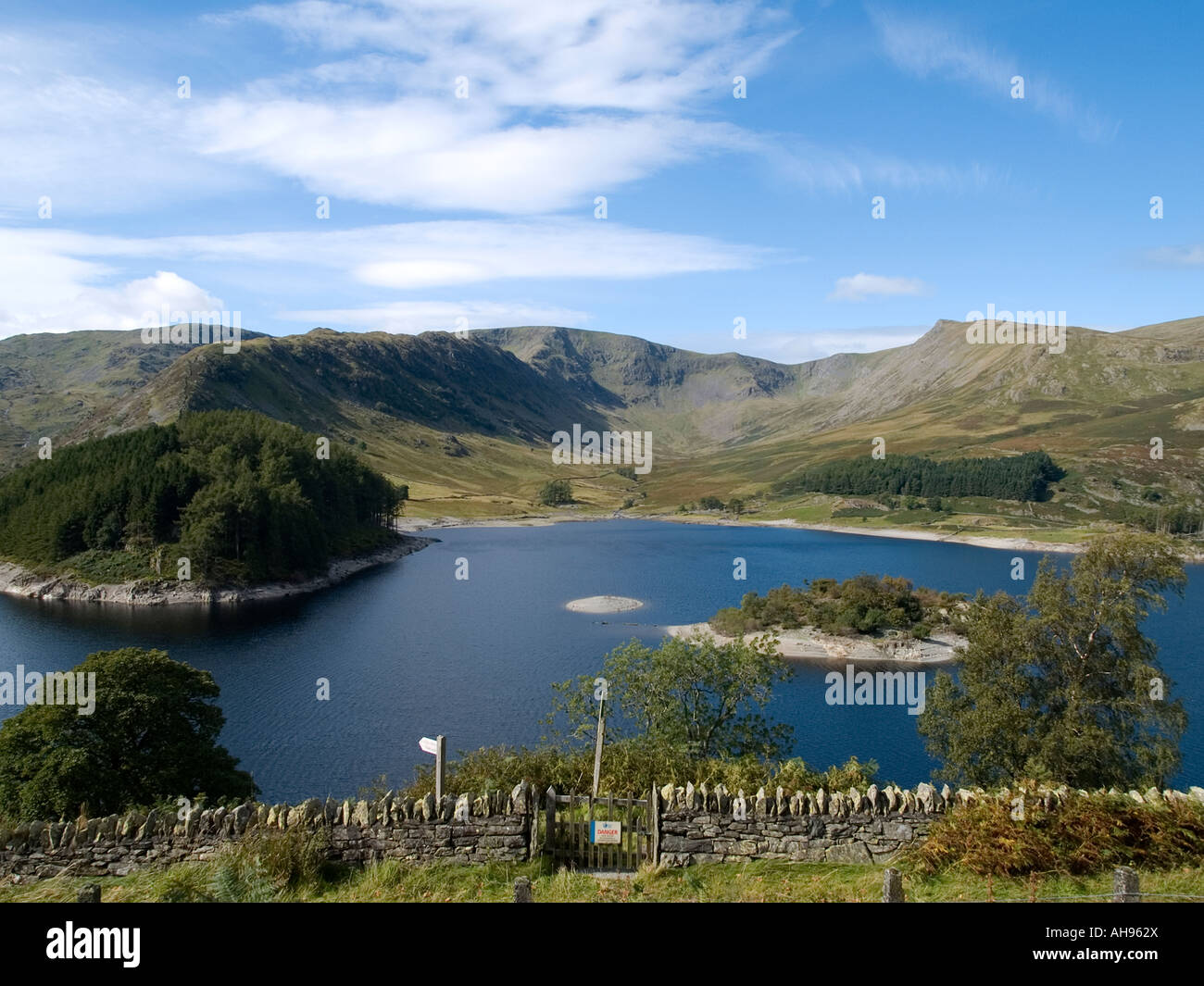 Haweswater a reservoir formed by damming the Mardale valley has ...